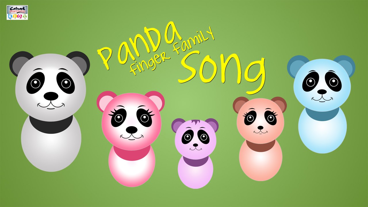 Panda Finger Family Song | Nursery Rhymes For Children | Catrack Kids ...
