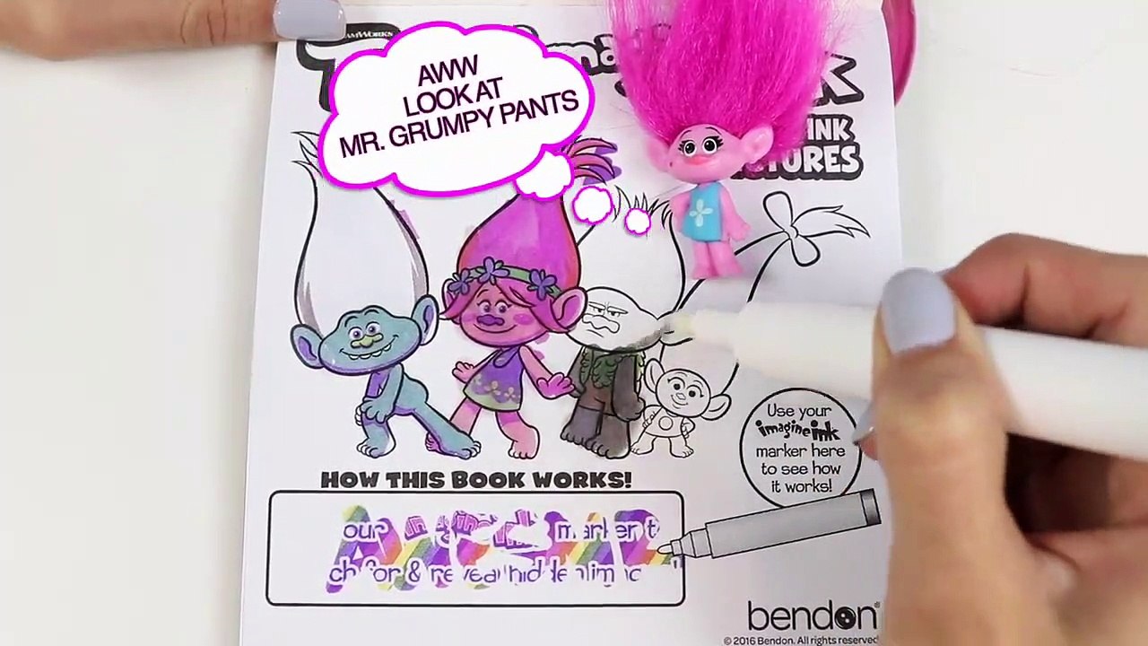 TROLLS Imagine Ink Magic Marker Activity Book wi - video Dailymotion