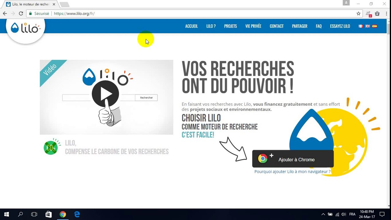 Installer Lilo moteur de recherche (tutoriel) - Vidéo Dailymotion