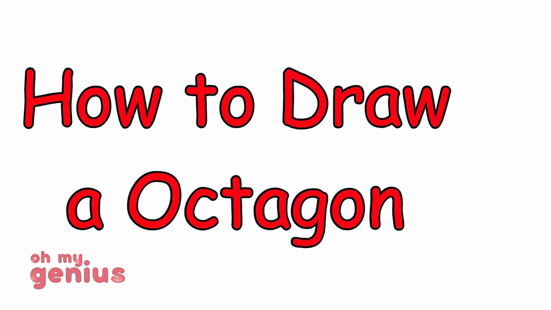 How To Draw A Octagon