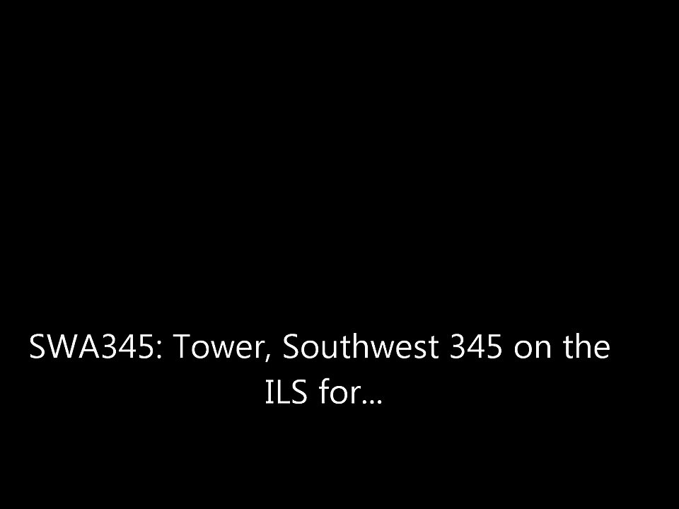 Southwest Airlines Flight 345 Crash ATC (With Subtitles) http ...