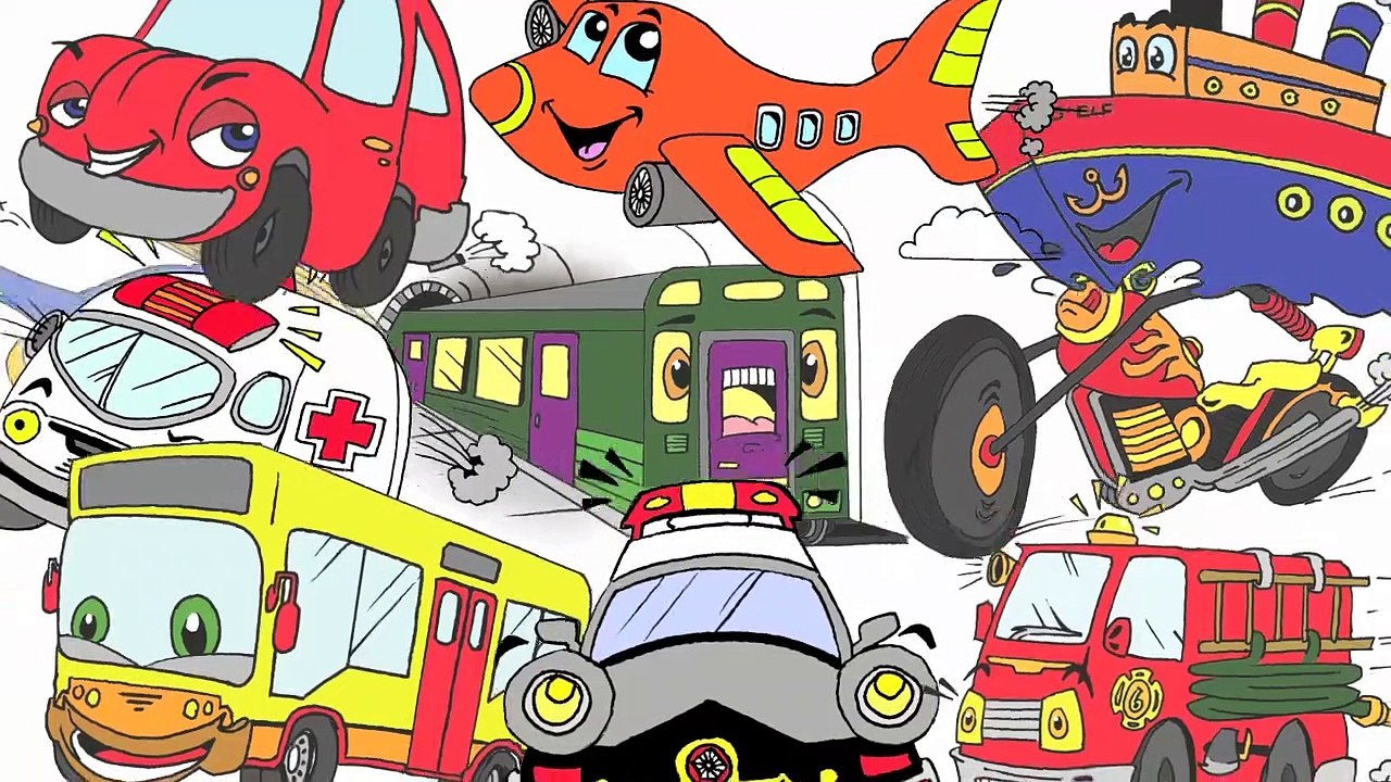 Transportation and Street Vehicles Vocabulary by ELF Learning - ELF ...