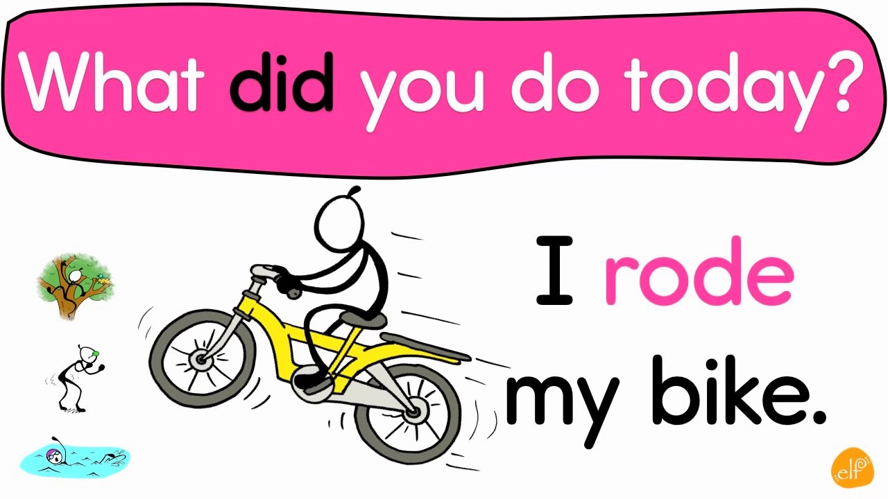 Learn Past Tense Verbs 3 - Patterns Chants By ELF Learning - ELF Kids ...