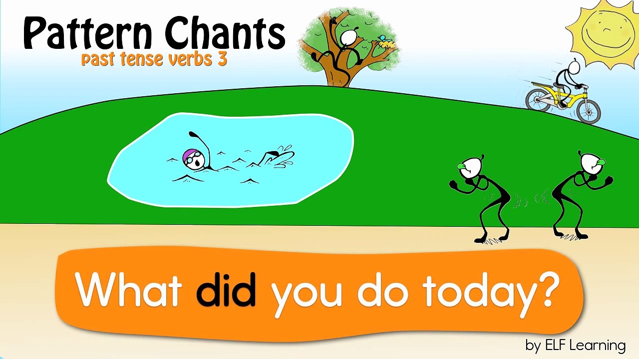 Learn Past Tense Verbs 3 - Patterns Chants By ELF Learning - ELF Kids ...