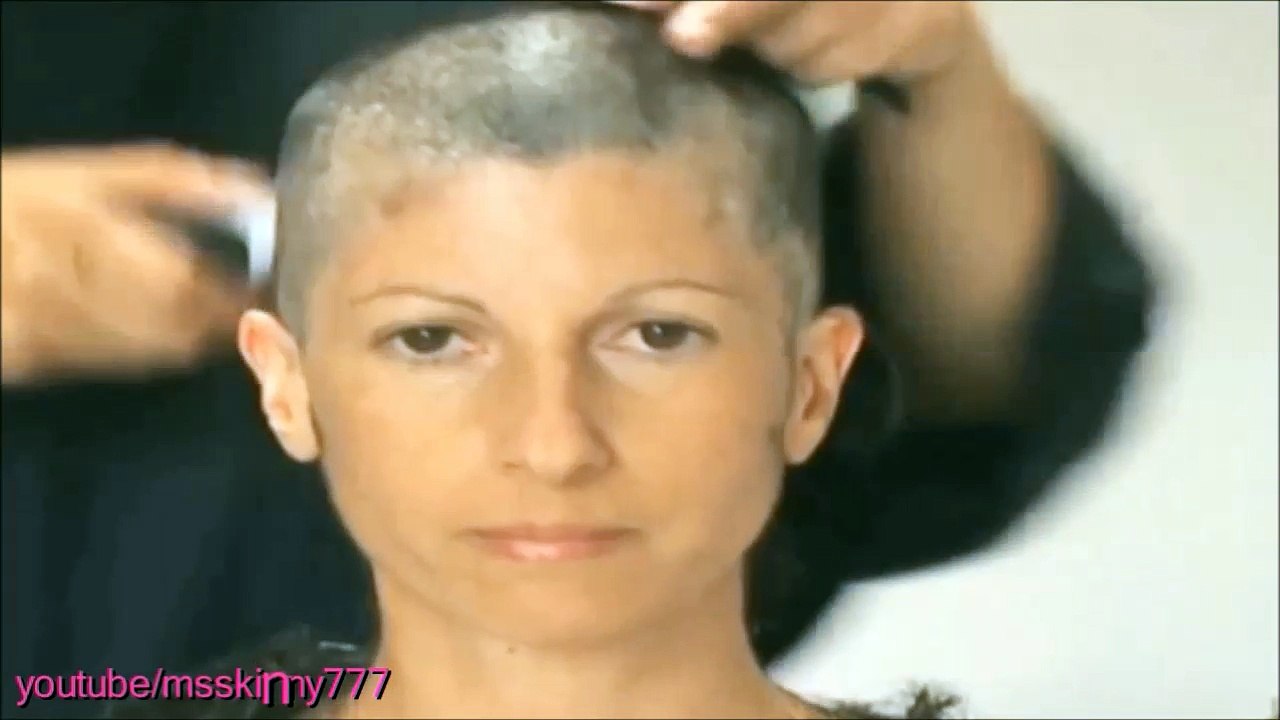 woman gets all her hair shaved off - video Dailymotion