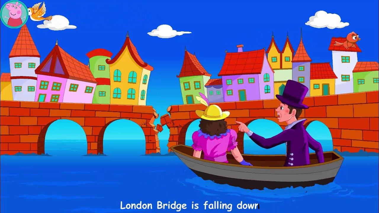 London Bridge Is Falling Down Nursery Rhymes with Full Lyrics - Video ...