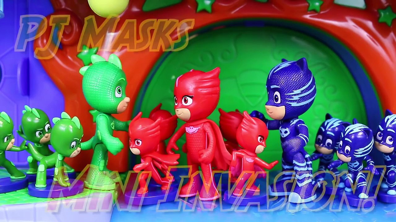 PJ Masks Duplicates Romeo Evil Minis Army Attacks PJ Mask Headquarters ...