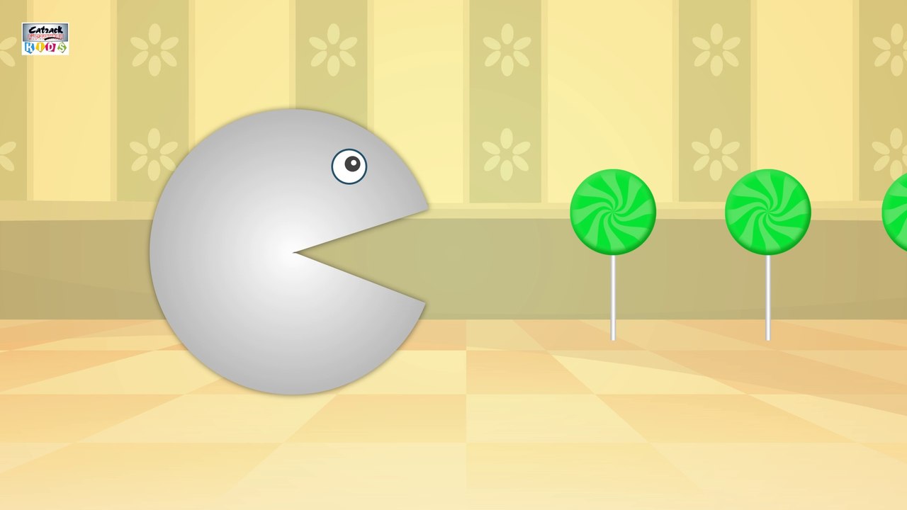 Learn Colors With Packman - Color Lollipop For Children, Kids Learning ...