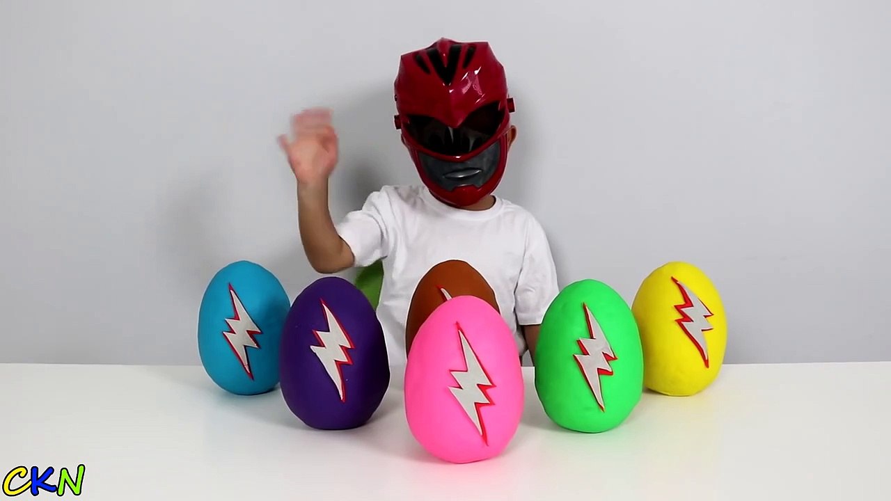 Power Rangers Movie 2017 Play-Doh Surprise Eggs Openinasd - video ...