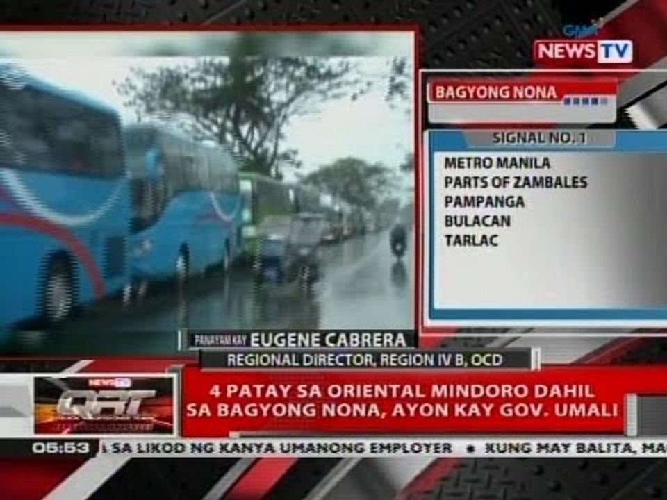 QRT: Panayam kay Eugene Cabrera, Regional Director, Region IV B, OCD ...