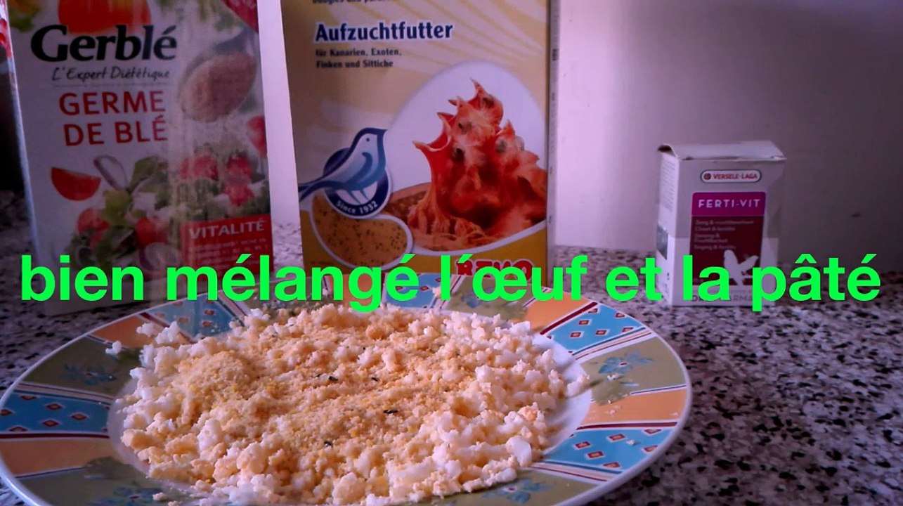 Préparation pâté D'élevage Pour Canari - Vidéo Dailymotion