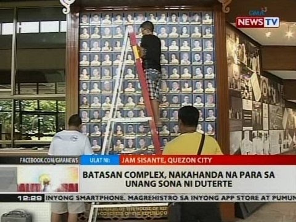 BT: Batasan Complex, nakahanda na para sa unang SONA ni Duterte - video ...