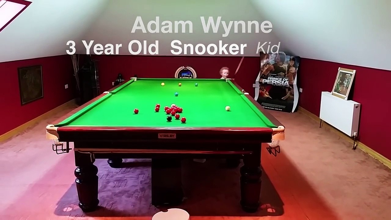 Adam Wynne Amazing 3 Year Old Irish Snooker Kid - Vidéo Dailymotion