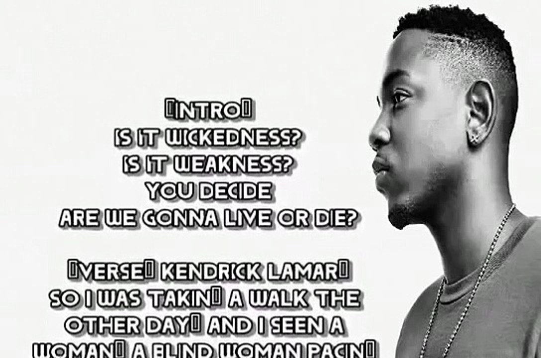Kendrick Lamar - Blood (LYRICS ONLY) DAMN - Vidéo Dailymotion