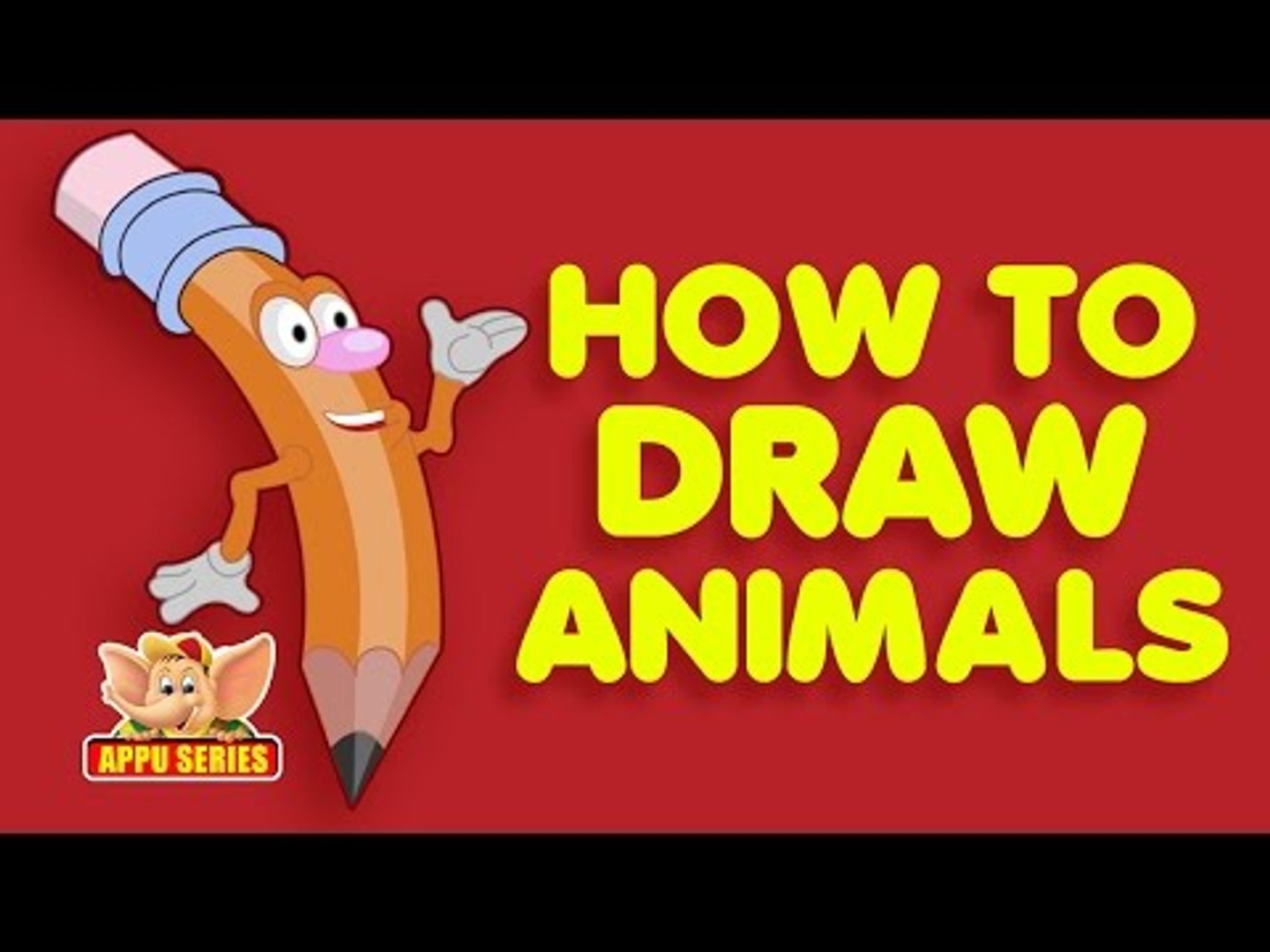 How To Draw Easy Cartoon Animals For Kids