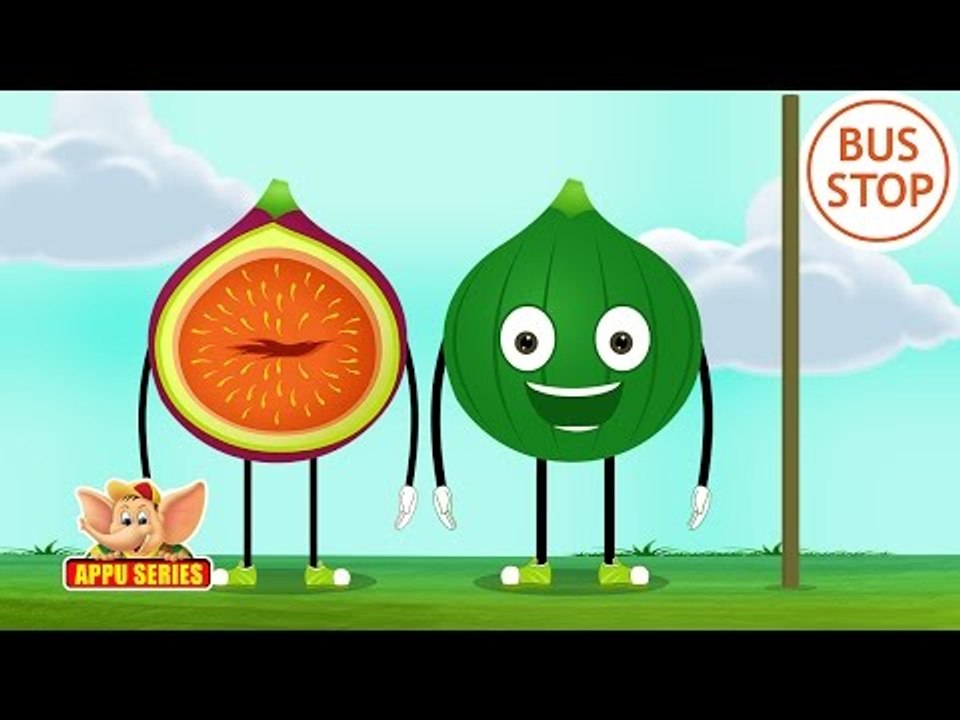 Fig Fruit Rhyme for Children, Fig Cartoon Fruits Song for Kids - video ...