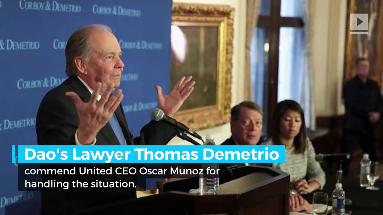 United Airlines and Dr. David Dao reach 'amicable' settlement - video ...