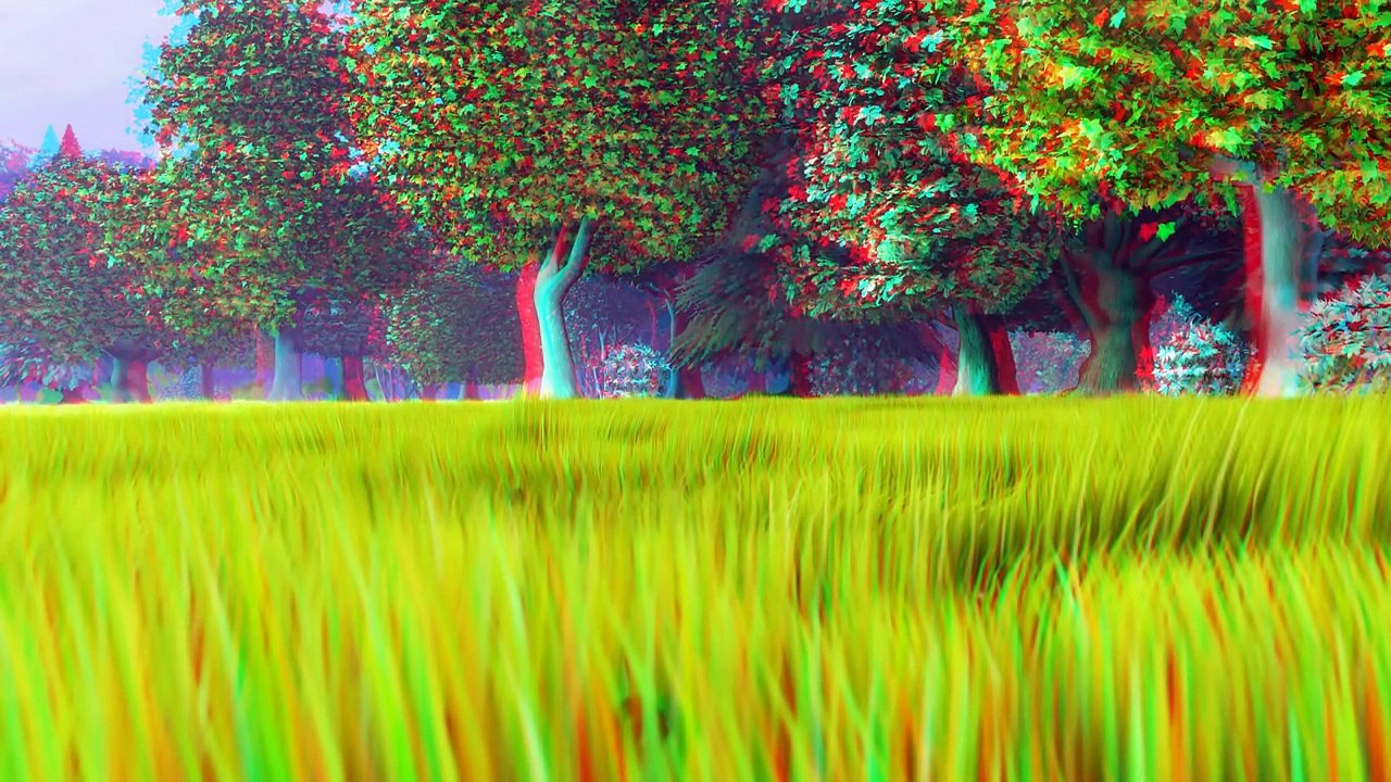 Anaglyph 3D Video Animation - Cartoon Full HD Red Cyan Movie ...