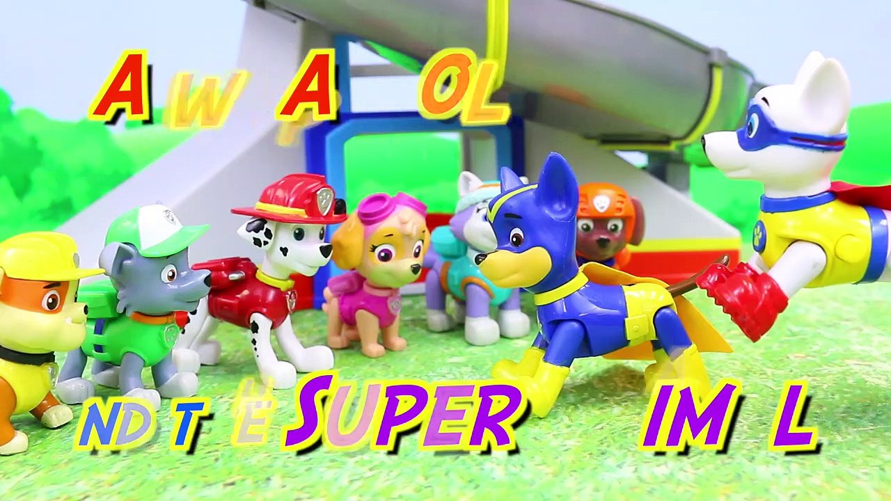 Paw Patrol Super Pups Rescue Superhero Animals with Apollo and Superpup ...