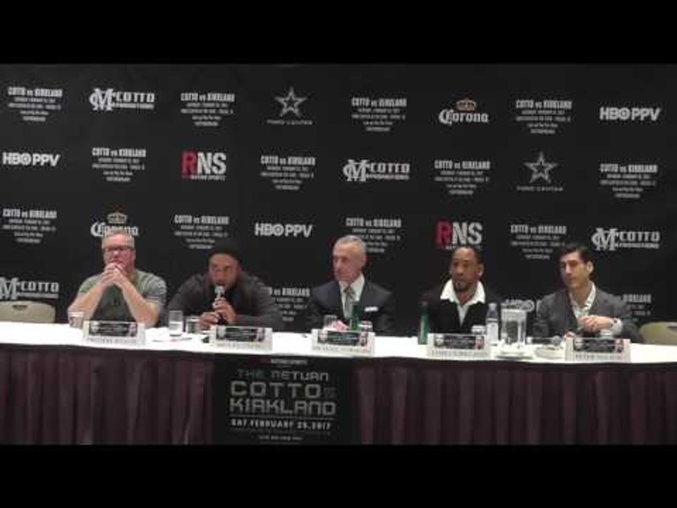Miguel Cotto is READY to KO Kirkland - Full Presser - video Dailymotion