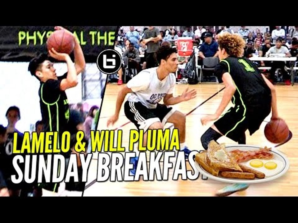 LaMelo Ball & Will Pluma SERVING Sunday Morning Breakfast!! Big Ballers ...