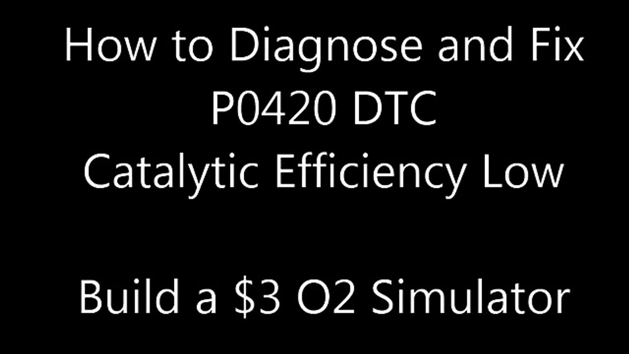 $3 O2 simulator fix for P0420 Check - Video Dailymotion