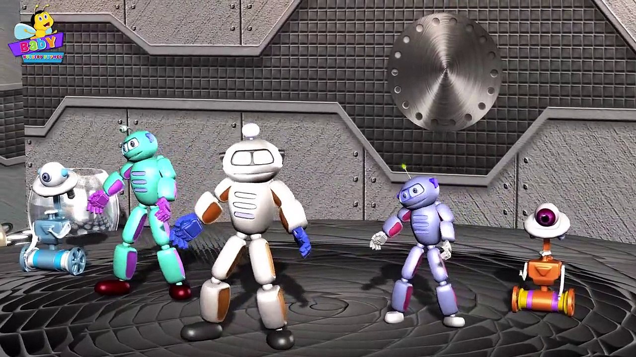 Finger Family _ Robot Finger Family _ 3D Finger Family Nursery Rhymes ...