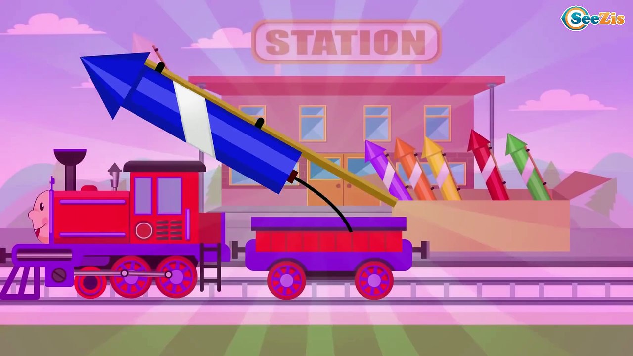 The Little Train - Learn Colors & Shapes | Educational Videos | Trains ...