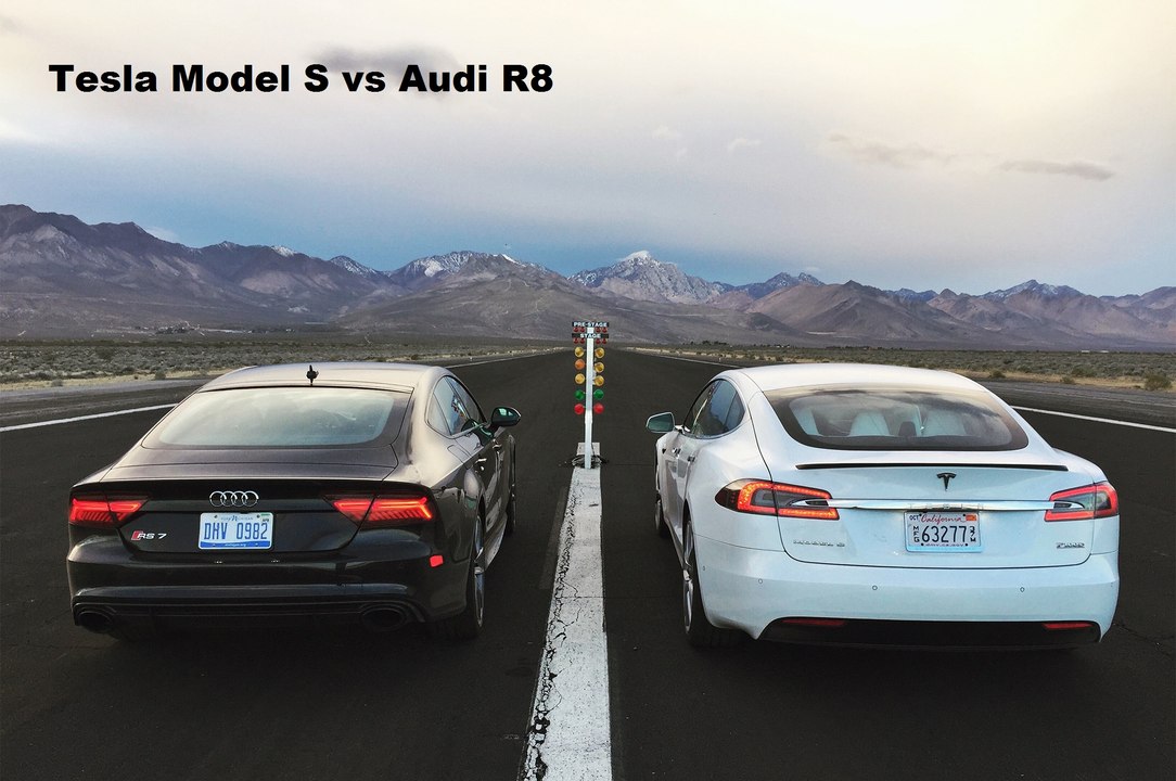 Tesla Model S Vs Audi R8 - video Dailymotion