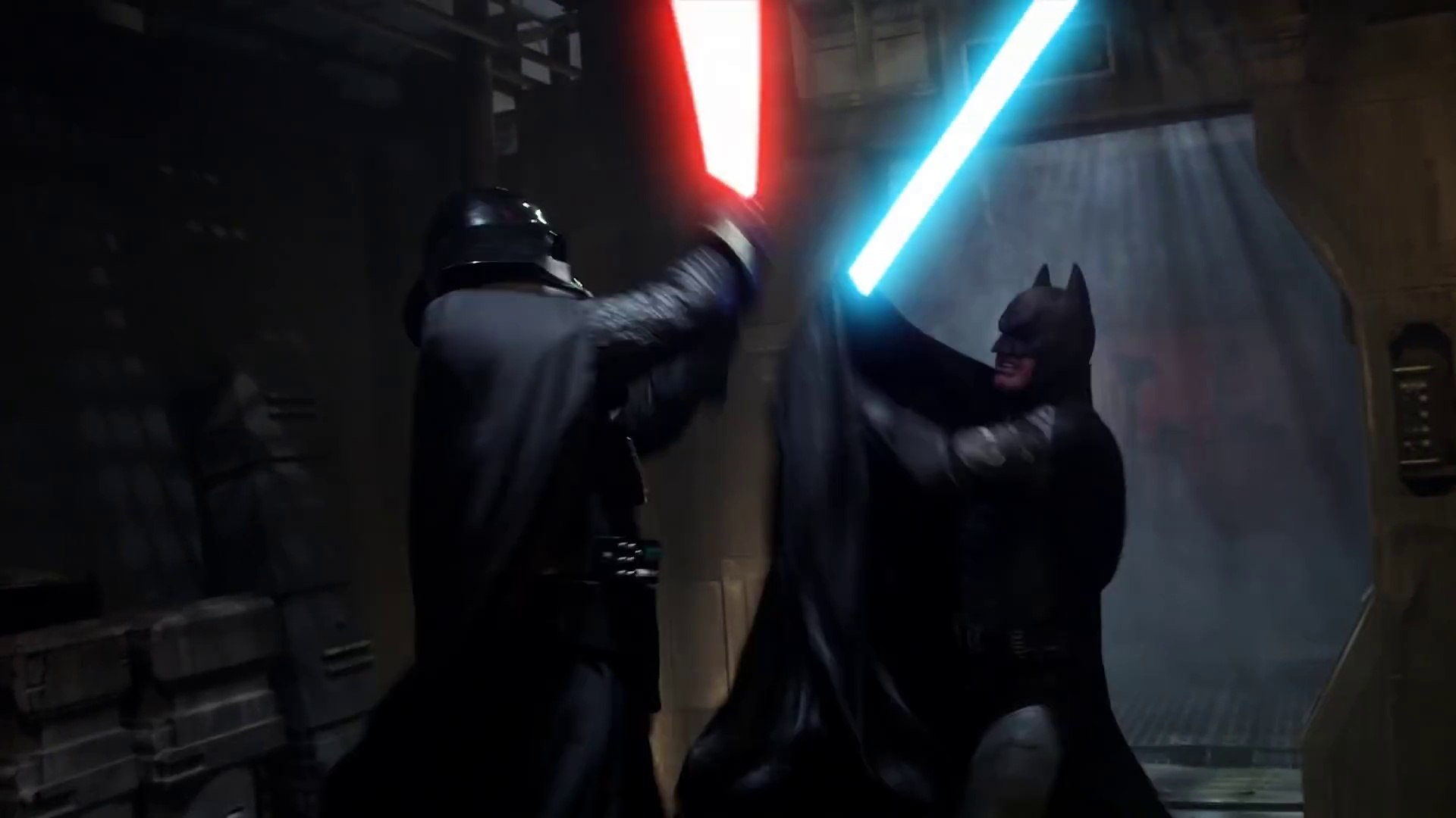 Darth Vader Vs Batman BATMAN Vs DARTH VADER Super Power Beat Down