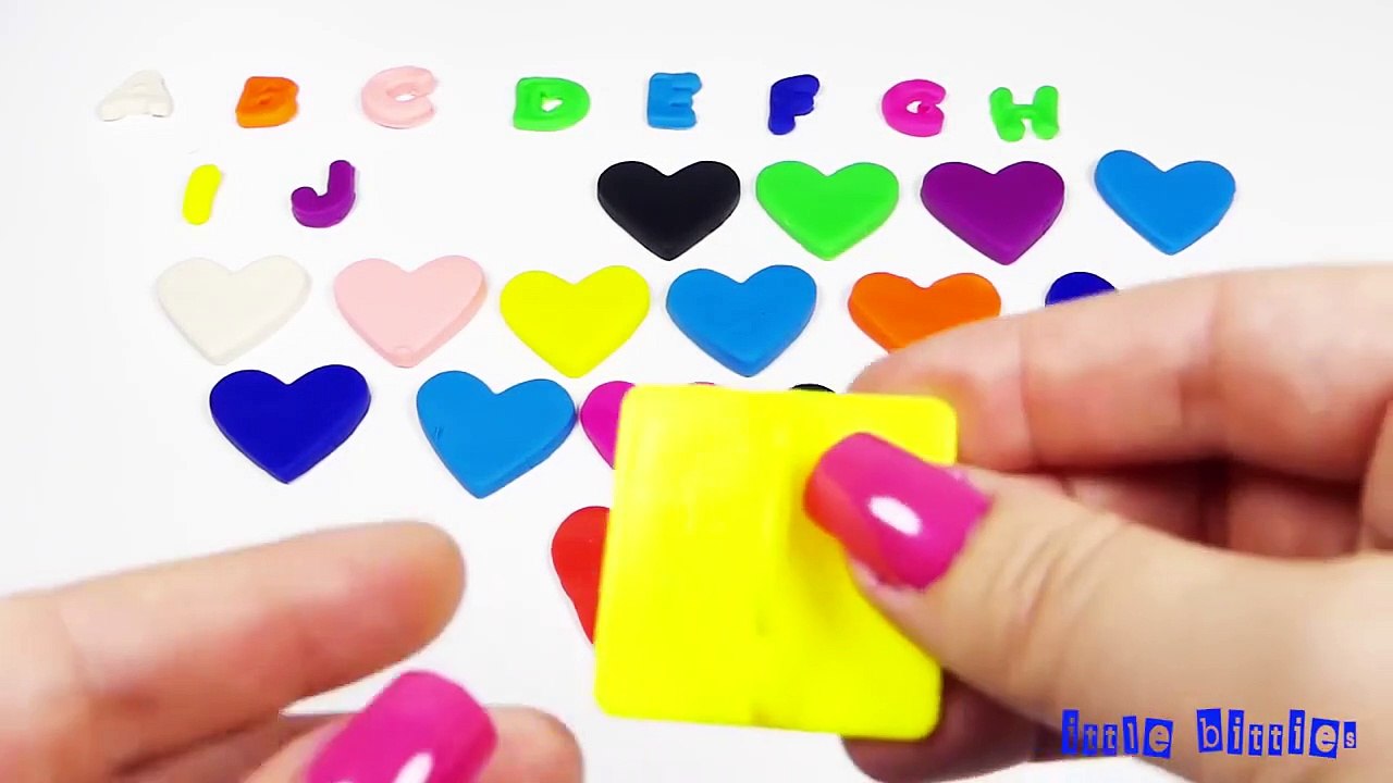 ᴴᴰ AMNOPQRSTUVWXYZ Learn Alphabet Modeling Clay Play Doh Hear - Video ...
