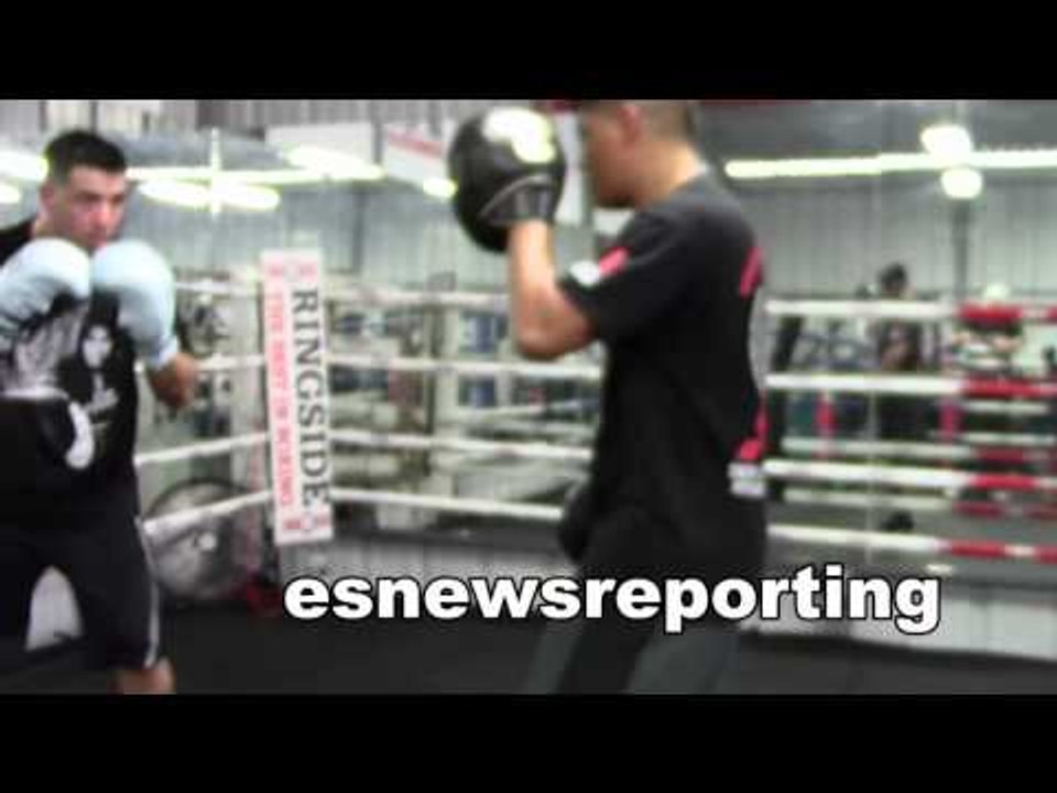 RIOS ON MITTS EXPLOSIVE - EsNews BOXING - video Dailymotion