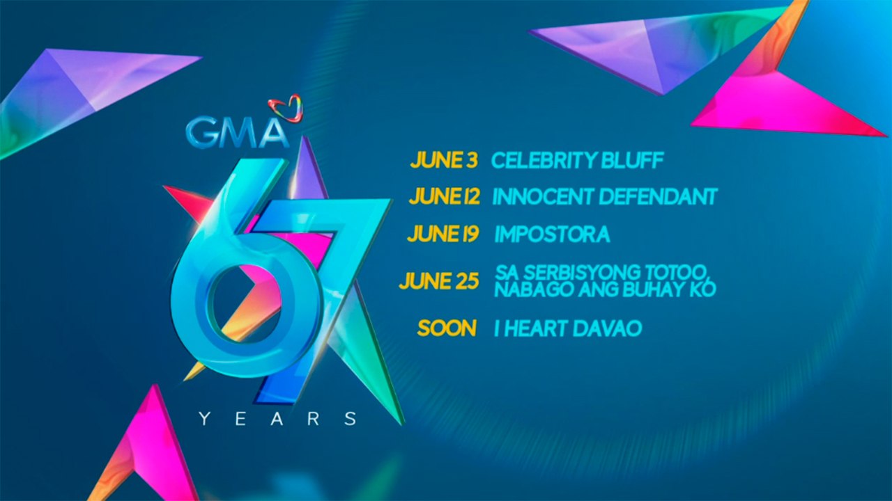 New shows for GMA Network's 67th anniversary - video Dailymotion