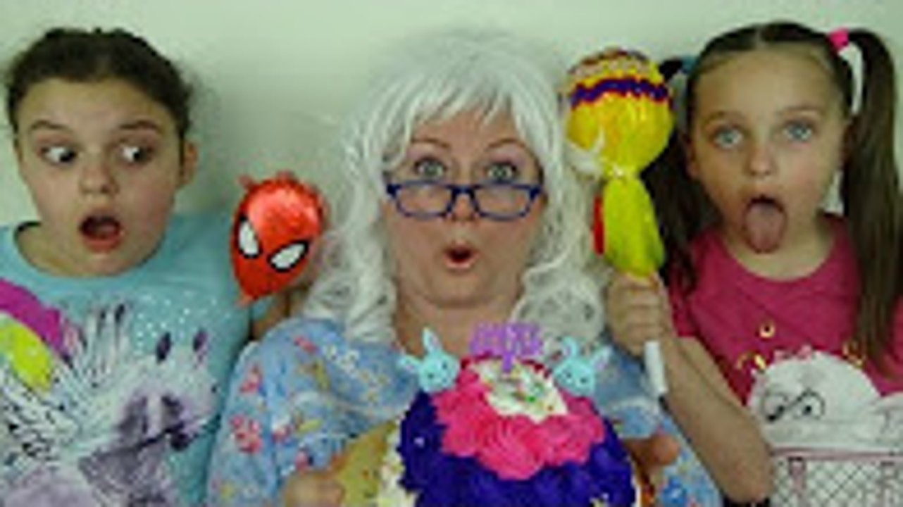 Easter Basket Toys Candy Cake Challenge Granny Victoria Annabelle Toy ...