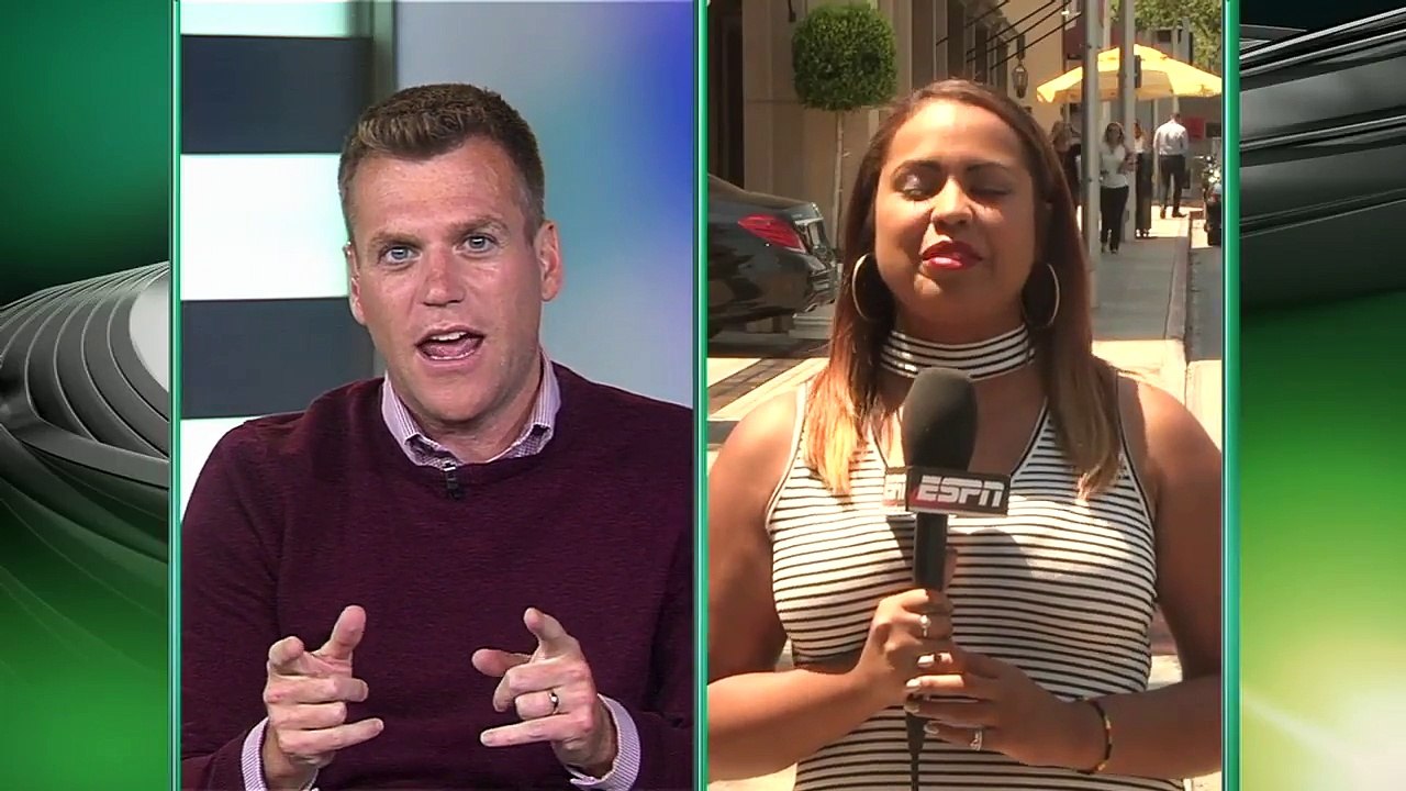 Paul Pogba Pushes ESPN FC Reporter Alexis Nunes Into Pool | ESPN FC ...