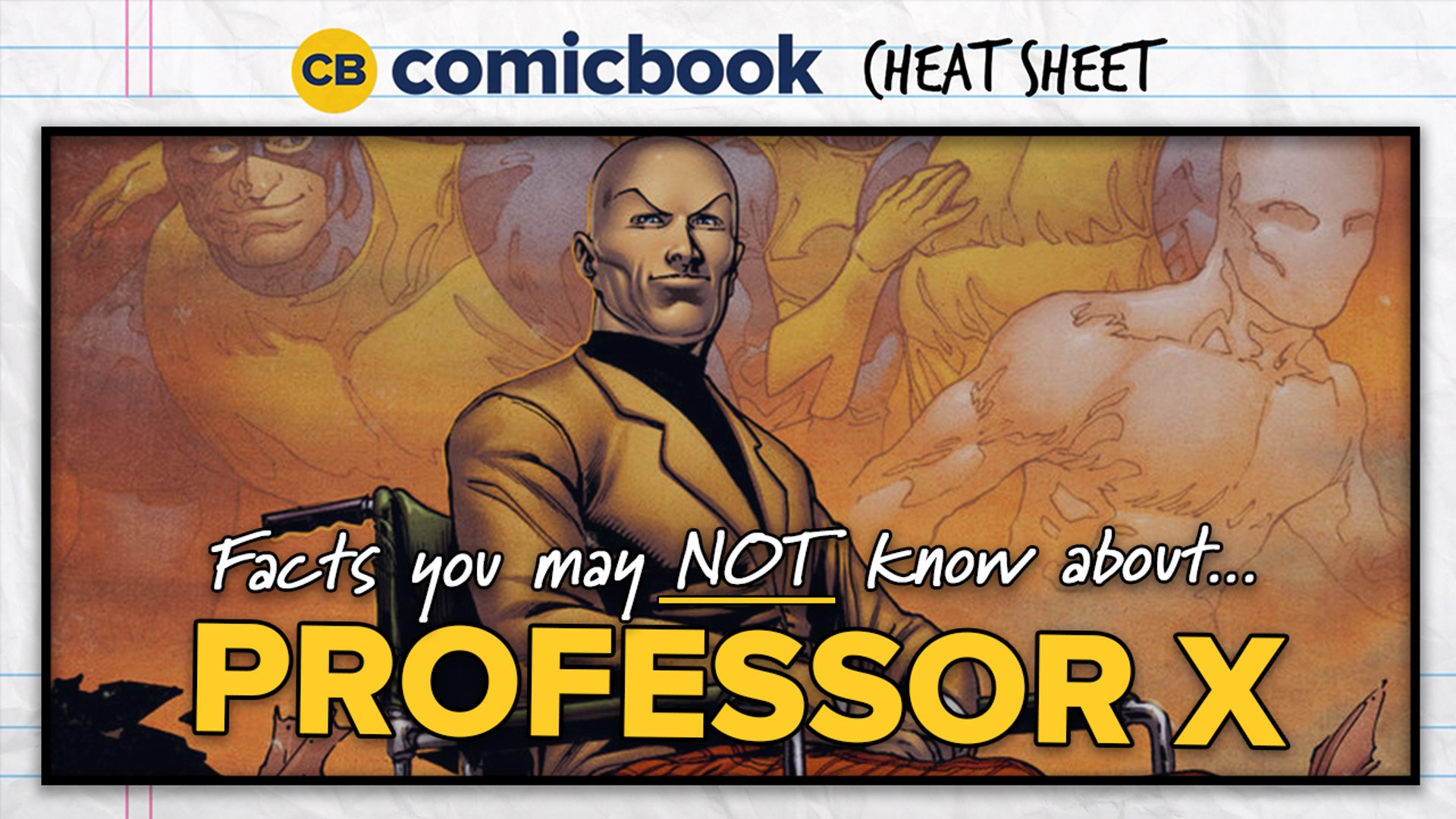 Professor X Comic Book
