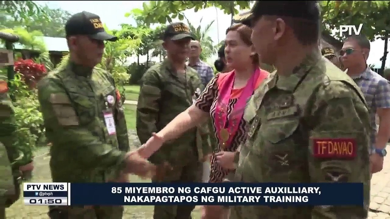 85 miyembro ng CAFGU Active Auxilliary, nakapagtapos ng Military ...