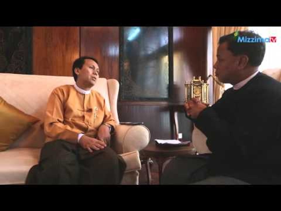 Mizzima Editor In-Chief U Soe Myint interview Yangon Chief Minister U Phyo Min Thein - Video ...