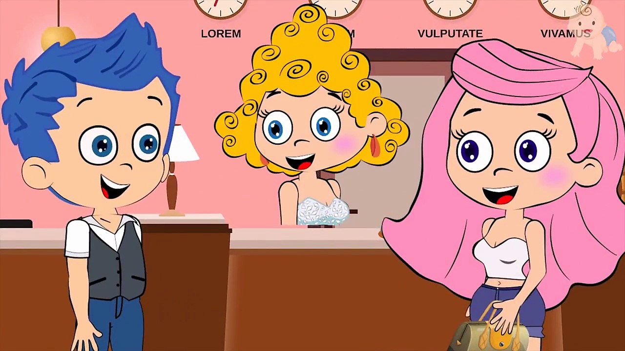 BUBBLE GUPPIES MOLLY Graffiti up Cars saved by Police in Prison! Finger ...