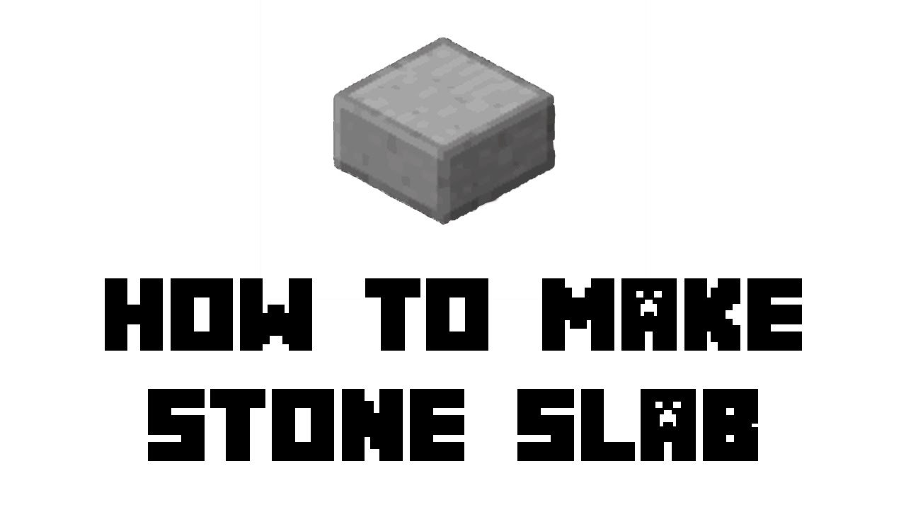 Minecraft Survival - How to Make Stone Slab - video Dailymotion