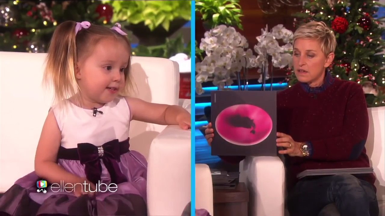 NHV-24 - 3-year-old Brielle is extremely smart and cute on the Ellen ...