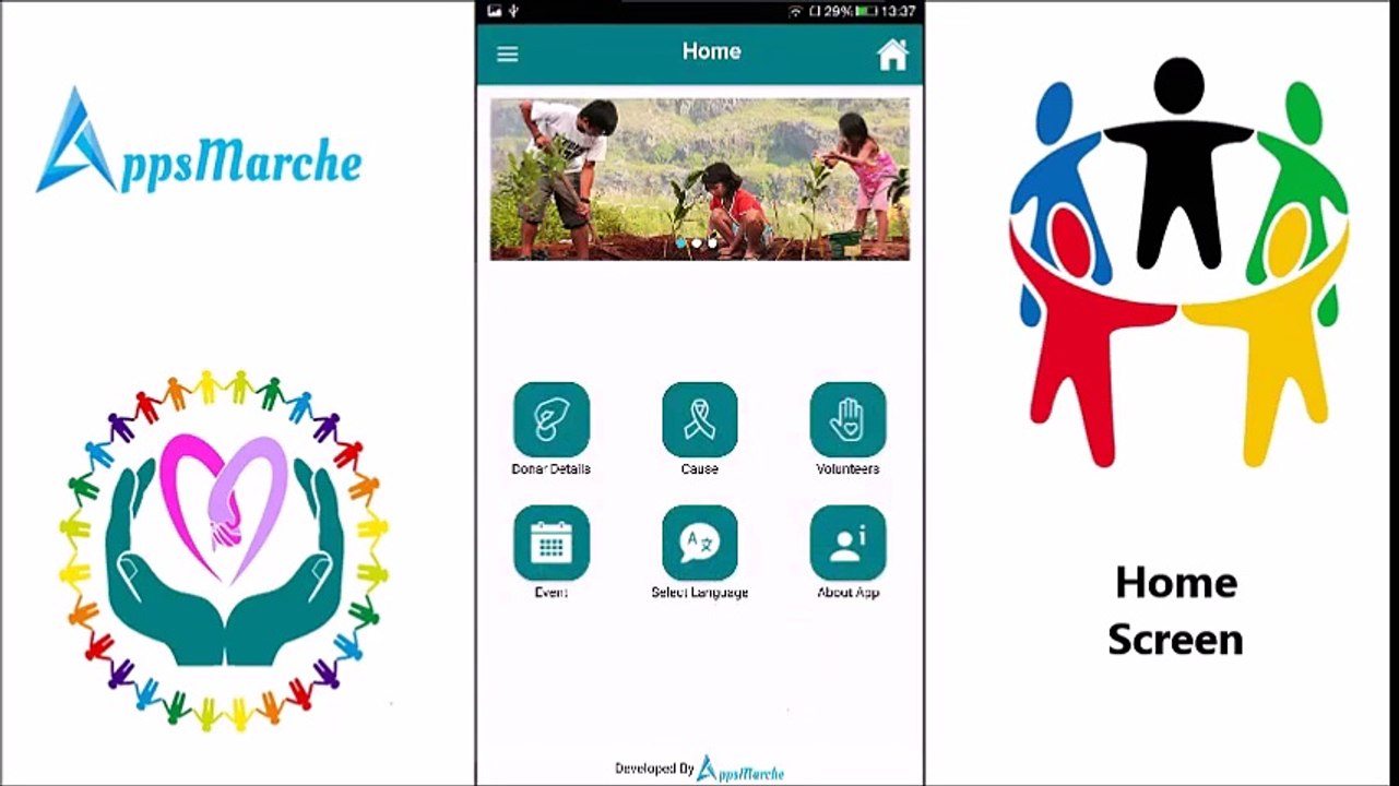 Best NGO App | Nonprofit Mobile App | NGO Management System - video ...