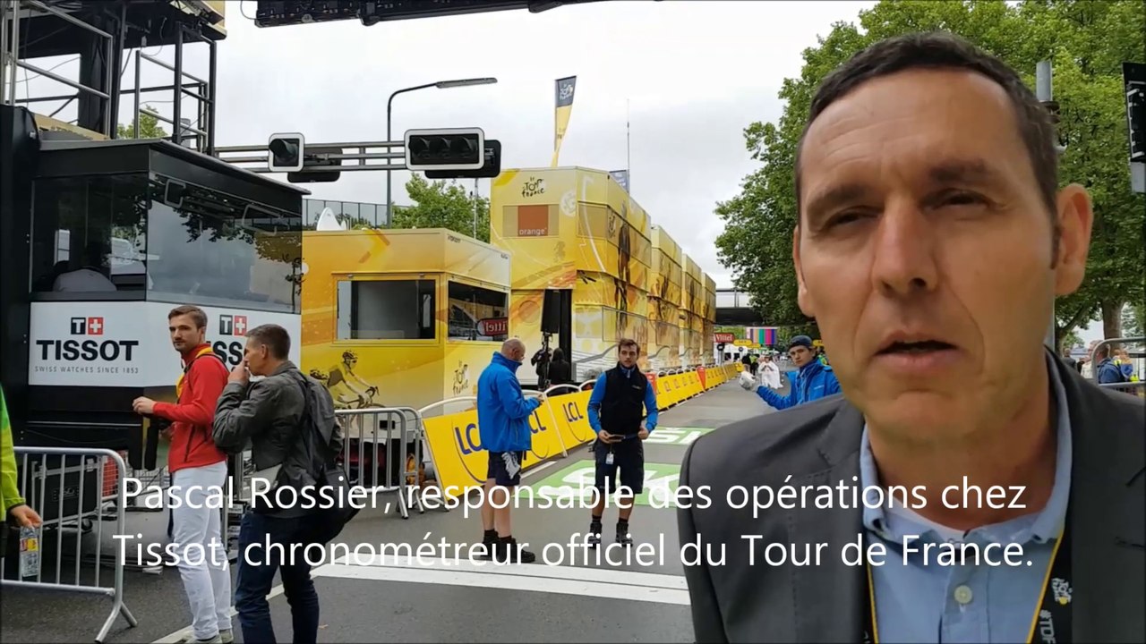 Pascal Rossier, directeur des opérations chez Tissot, partenaire du Tour de France - Vidéo ...