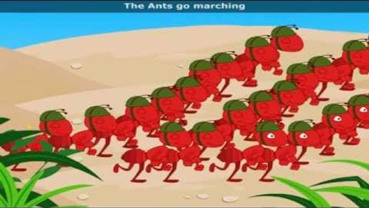 The Ants Go Marching with Lyrics - Nursery Rhyme - video dailymotion