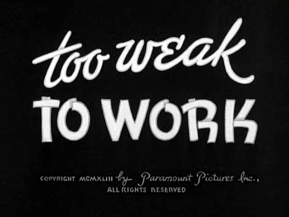 Popeye 117 Too Weak To Work - video Dailymotion