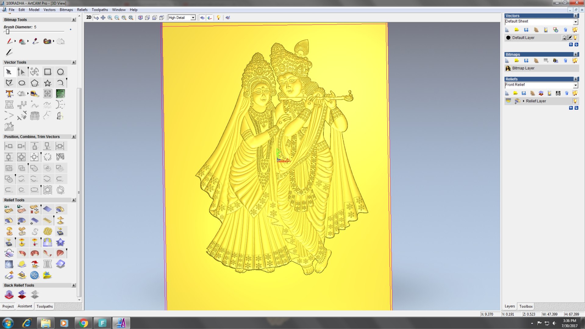 Artcam Pro 2D Profiling Toolpath Guide: ArtCAM Software Programming