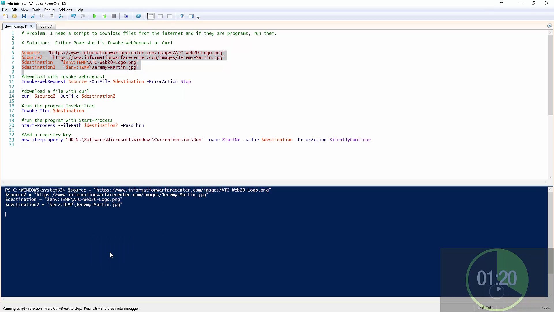 Just The Tip Powershell Invokewebrequest Curl Wget PowerShell The