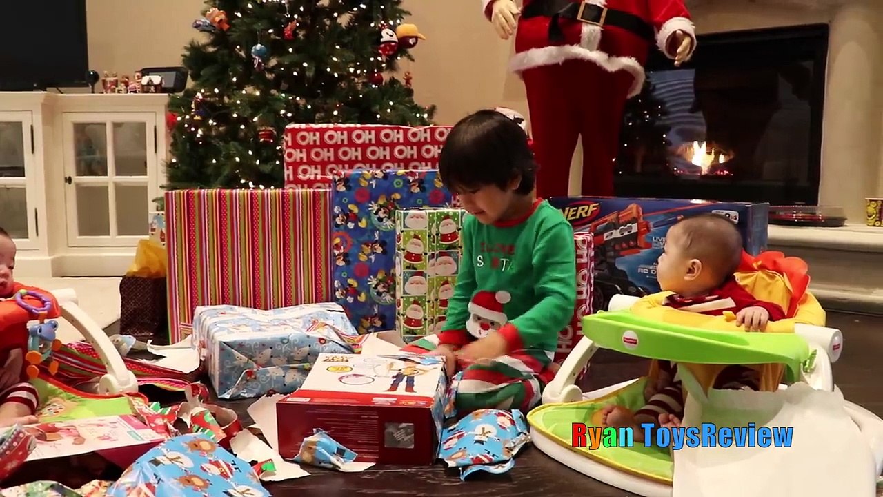 Christmas Morning 2016 Opening Presents Surprise Toys for Kids Ryan ...