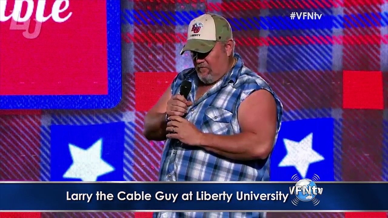 Larry The Cable Guy Stand Up Comedy at Liberty University & His Awesome ...