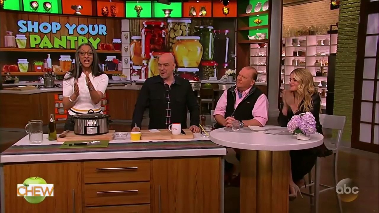 The Chew (January 10, 2017) Actor Justin Hartley; actor Josh Holloway ...